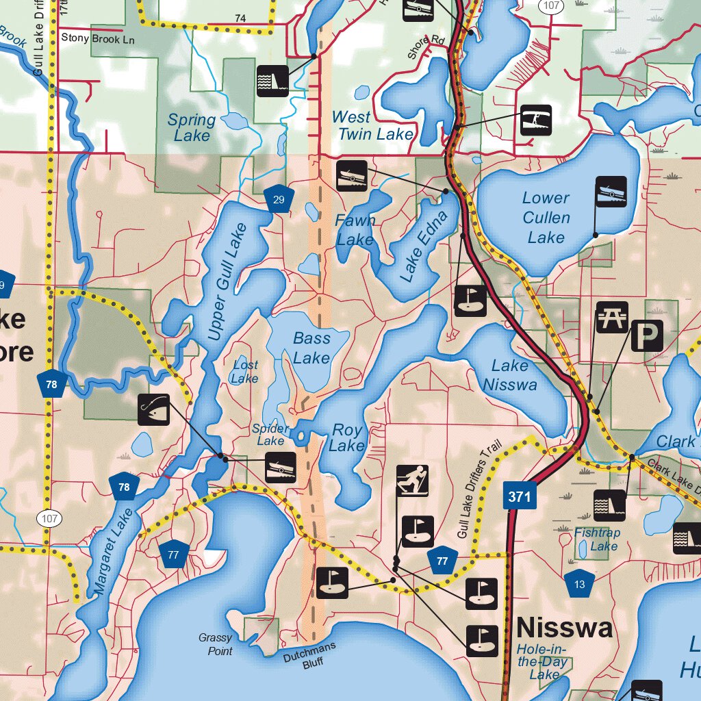 Northeastern MN All-Outdoors Atlas & Field Guide pg. 092-093 Map by ...