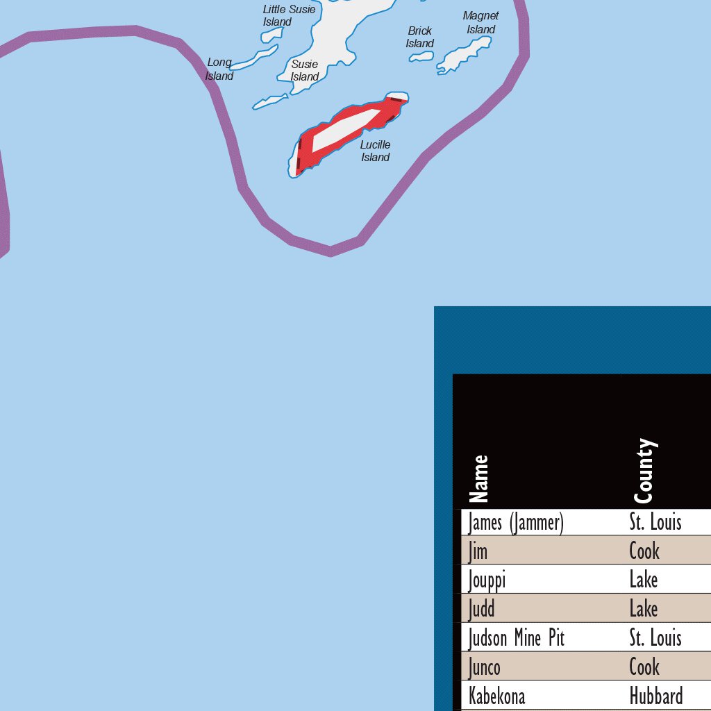 Northeastern MN All-Outdoors Atlas & Field Guide pg. 046-047 Map by ...