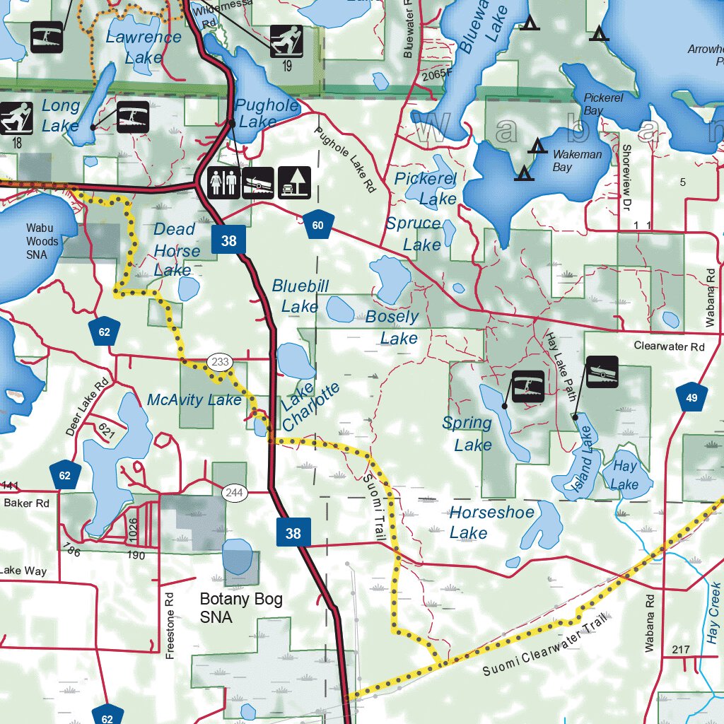 Northeastern MN All-Outdoors Atlas & Field Guide pg. 068-069 Map by ...