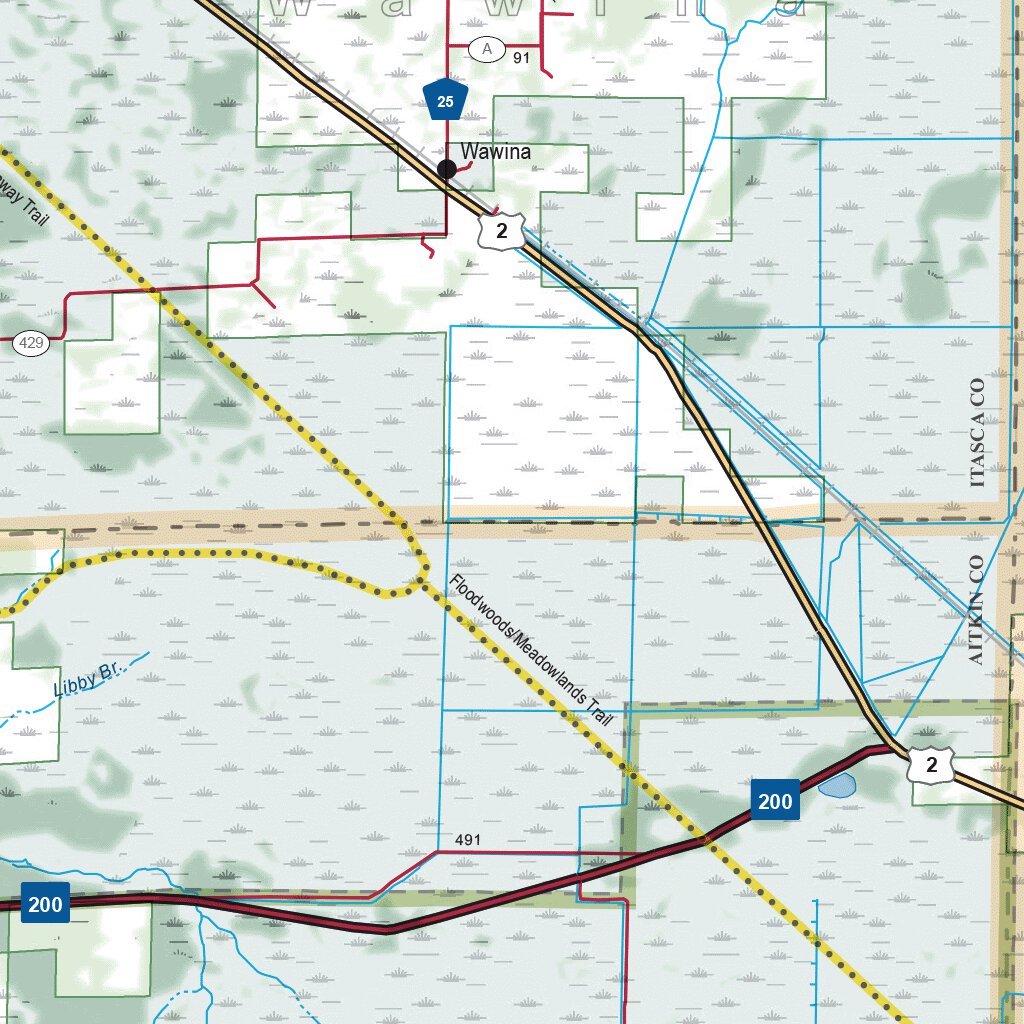 Northeastern MN All-Outdoors Atlas & Field Guide pg. 084-085 Map by ...