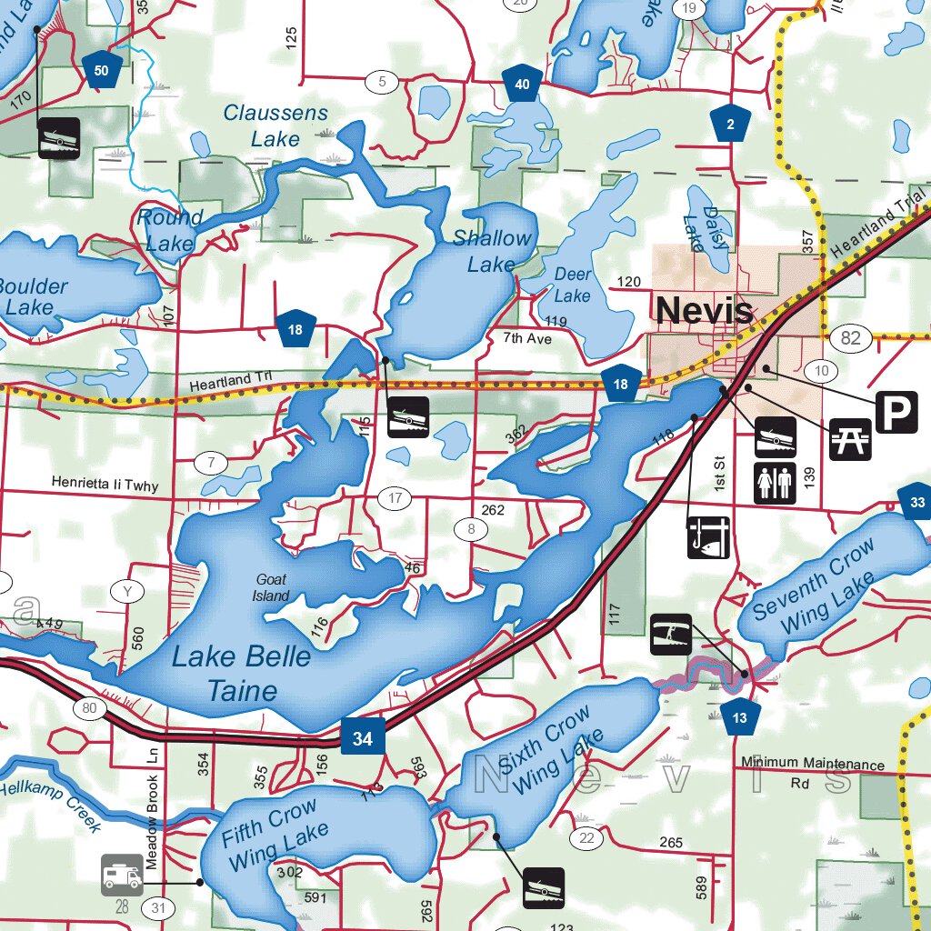 Northeastern MN All-Outdoors Atlas & Field Guide pg. 078-079 Map by ...