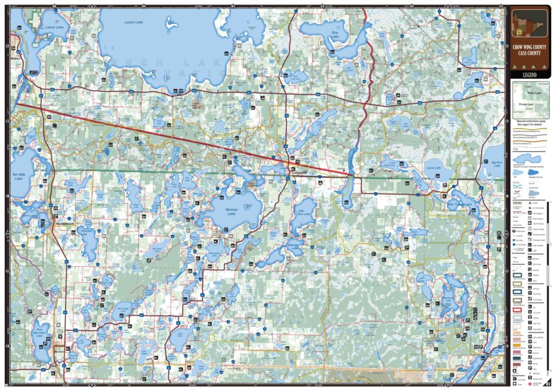 Northeastern MN All-Outdoors Atlas & Field Guide pg. 080-081 Map by ...