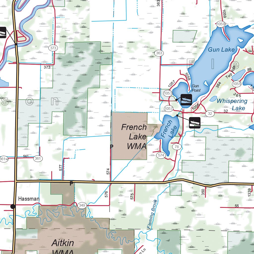 Northeastern MN All-Outdoors Atlas & Field Guide pg. 094-095 Map by ...