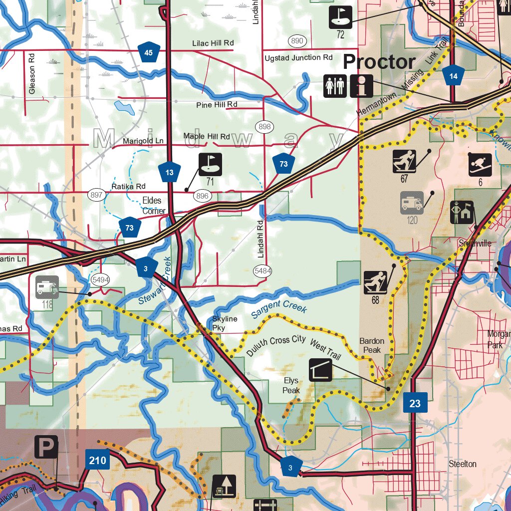Northeastern MN All-Outdoors Atlas & Field Guide pg. 098-099 Map by ...