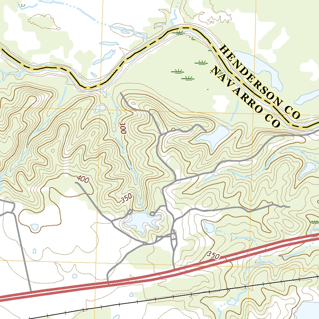 Kerens, TX (2019, 24000-Scale) Map by United States Geological Survey ...