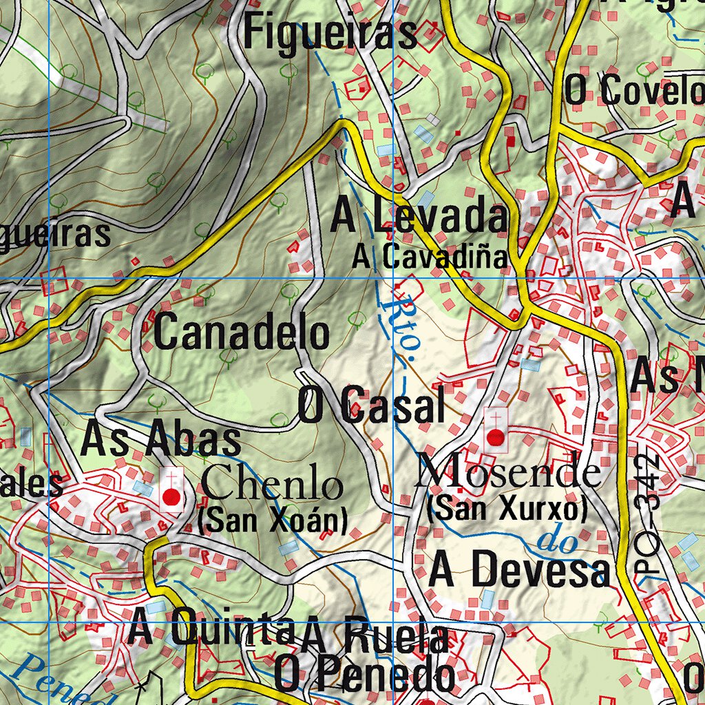Tui (Unificación de las hojas 260/261) (0261) Map by Instituto ...