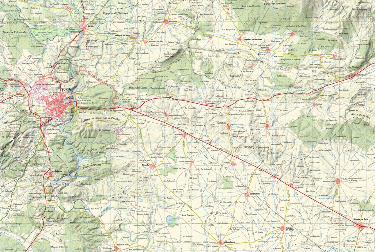 Soria (0350) Map by Instituto Geografico Nacional de Espana | Avenza Maps