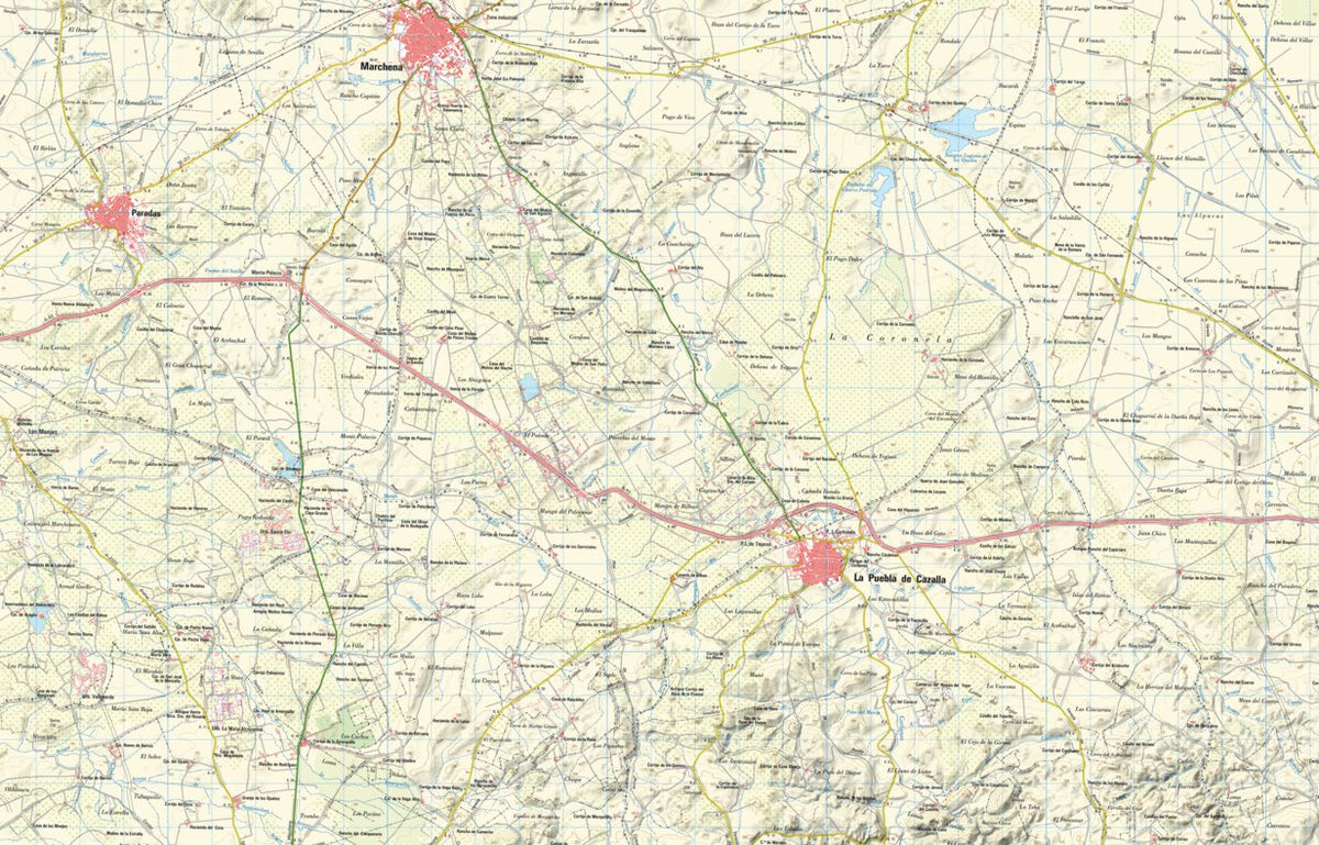 Marchena (1004) Map by Instituto Geografico Nacional de Espana | Avenza ...