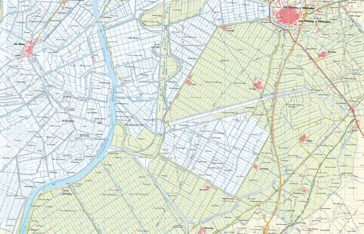 Los Palacios y Villafranca (1019) Map by Instituto Geografico Nacional ...