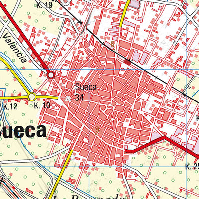 Sueca (0747) Map by Instituto Geografico Nacional de Espana | Avenza Maps