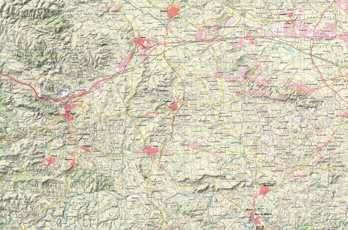 Cheste (0721) Map by Instituto Geografico Nacional de Espana | Avenza Maps