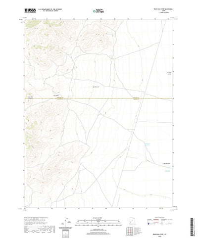 Wah Wah Cove, UT (2020, 24000-Scale) Map by United States Geological ...