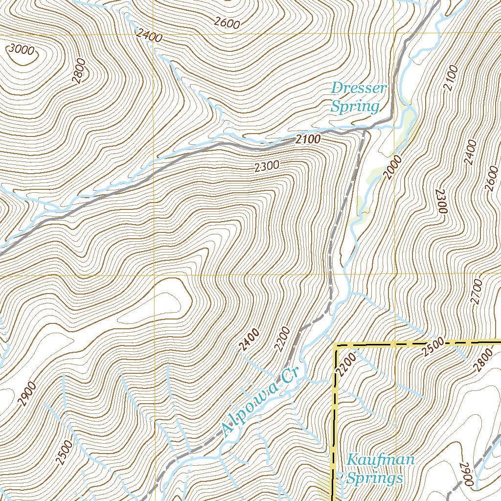 Alpowa Ridge, WA (2020, 24000-Scale) Map by United States Geological ...