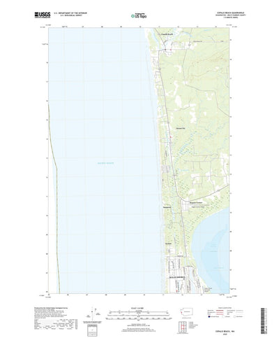 Copalis Beach, WA (2020, 24000-Scale) Map by United States Geological ...