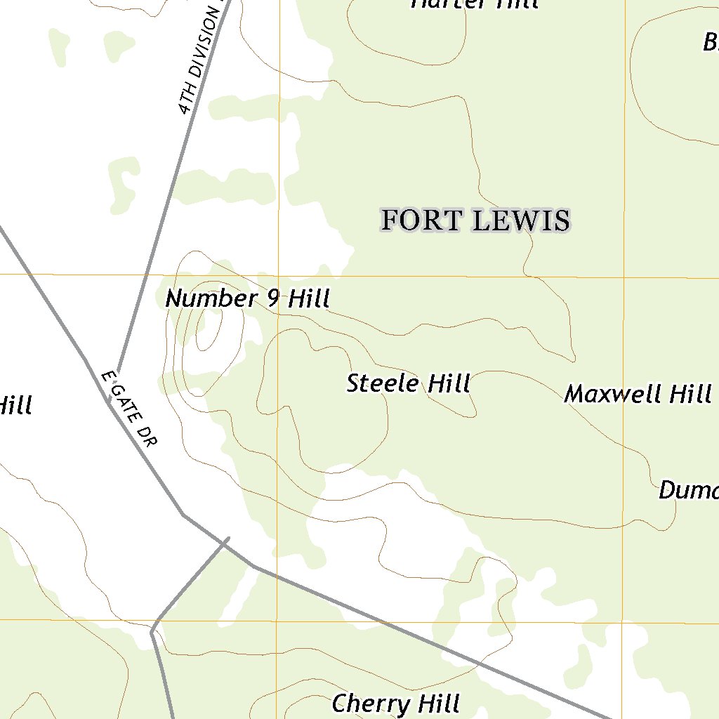 Fort Lewis, WA (2020, 24000-Scale) Map by United States Geological ...