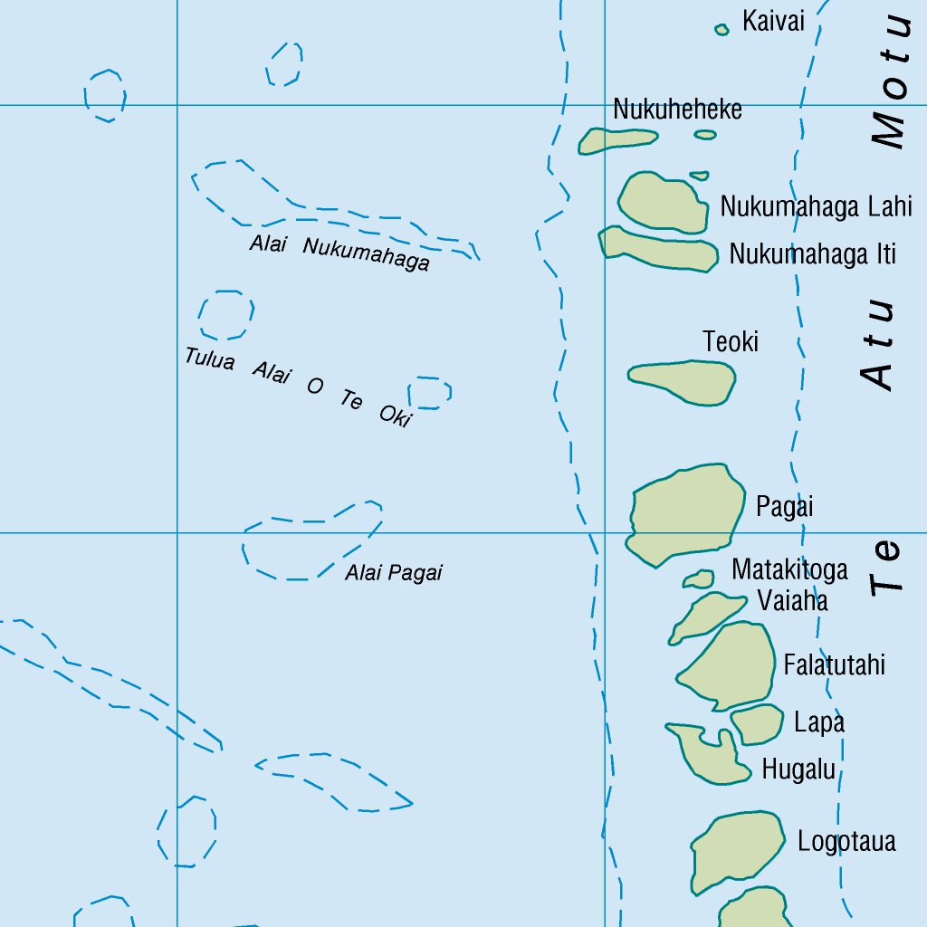 PI03 - Fakaofo Map by Land Information New Zealand | Avenza Maps