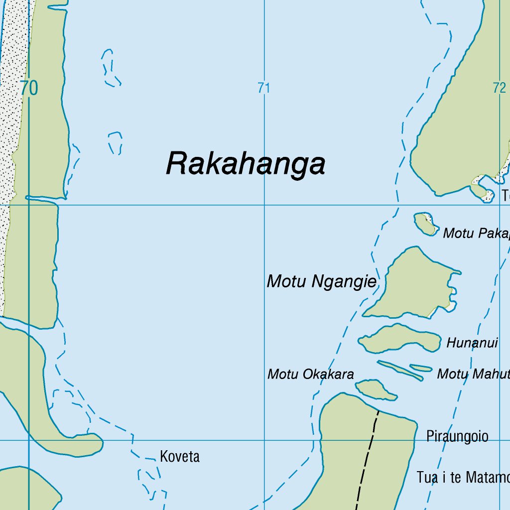 PI09 - Rakahanga map by Land Information New Zealand | Avenza Maps