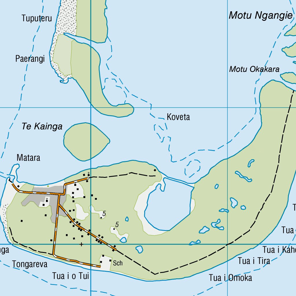 PI09 - Rakahanga map by Land Information New Zealand | Avenza Maps