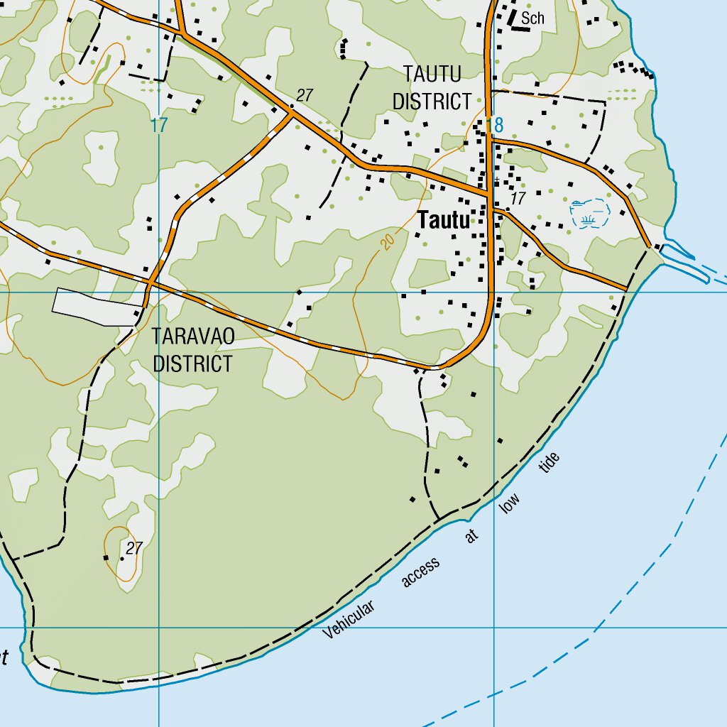 PI11 - Aitutaki Map by Land Information New Zealand | Avenza Maps