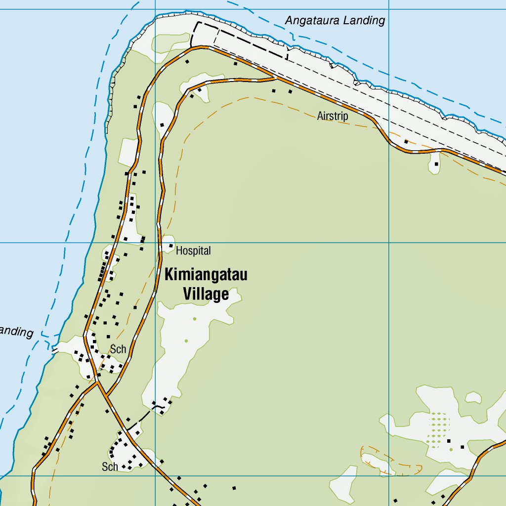 PI19 - Mauke Map by Land Information New Zealand | Avenza Maps