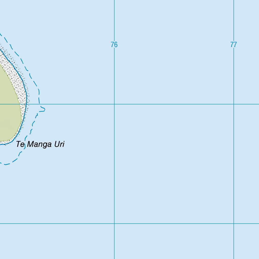 PI14 - Takutea Map by Land Information New Zealand | Avenza Maps