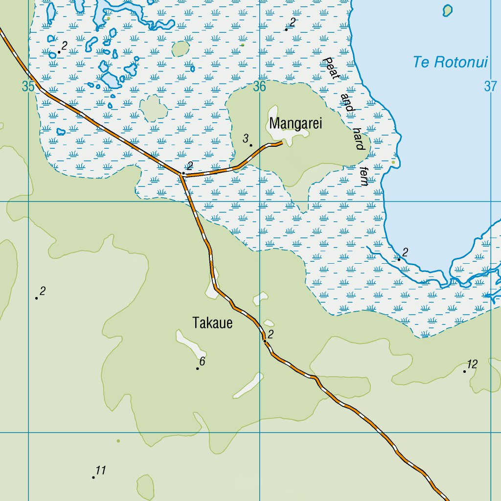 PI18 - Mitiaro Map by Land Information New Zealand | Avenza Maps