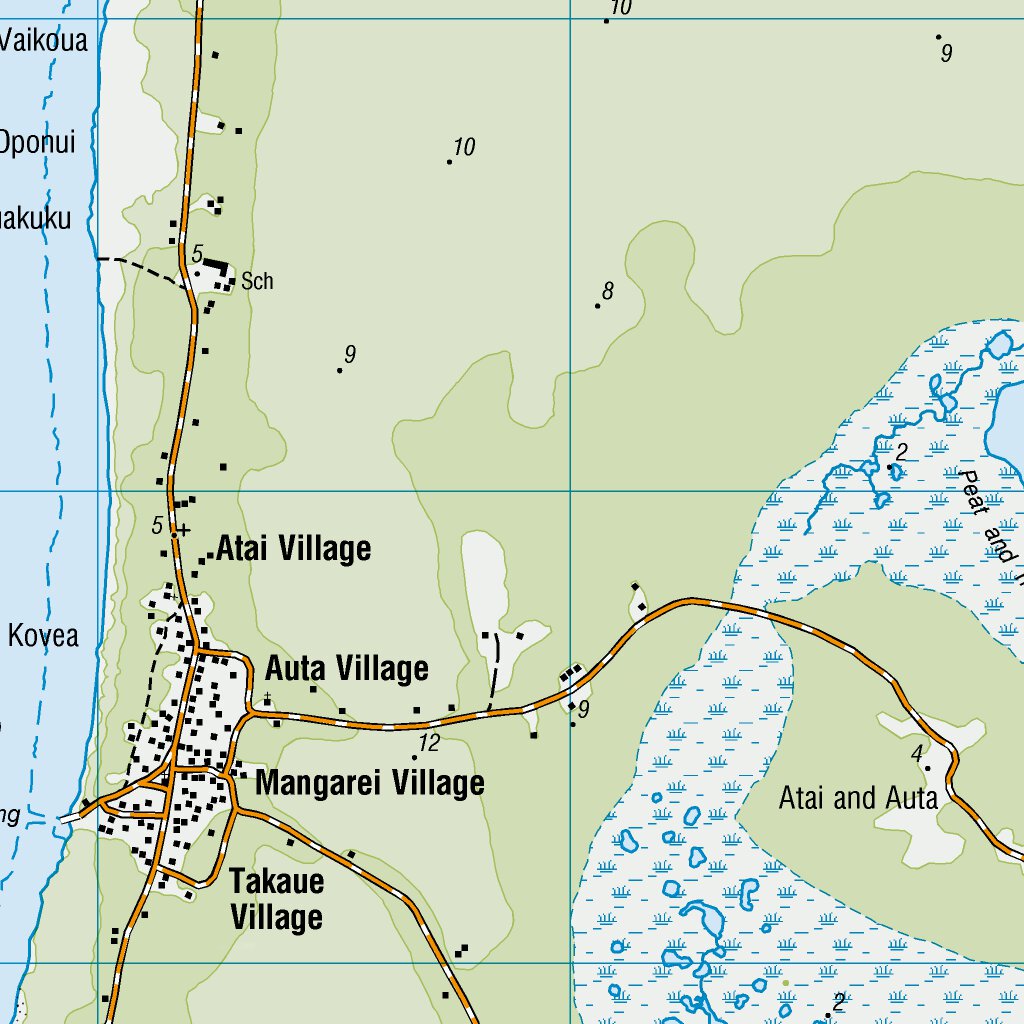PI18 - Mitiaro Map by Land Information New Zealand | Avenza Maps