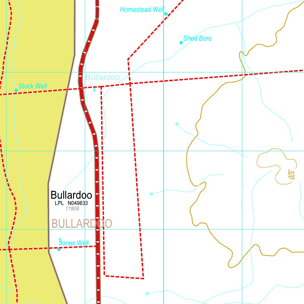 COG Series Map 2042-23: Wandina and Tinderlong by Western Australia ...