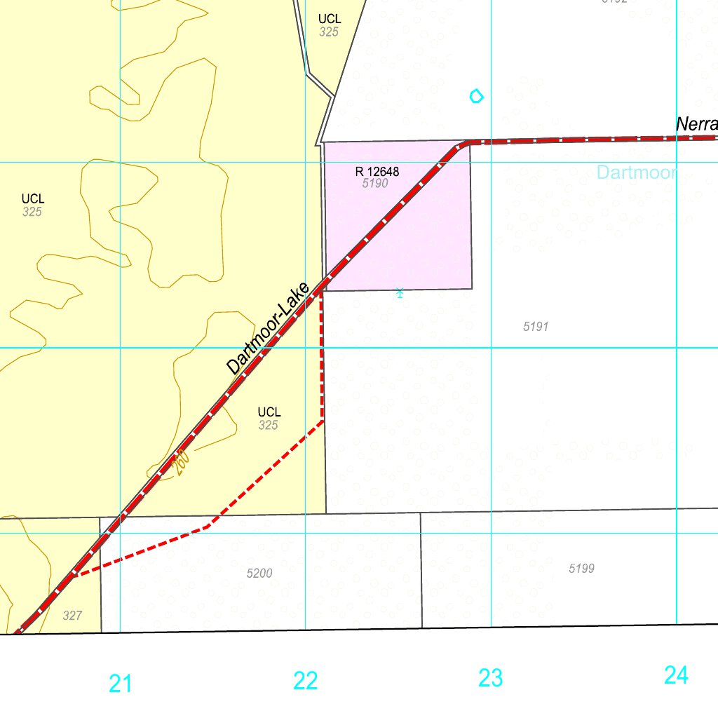 COG Series Map 1942-23: Balla Tank and Lake Nerramyne by Western ...