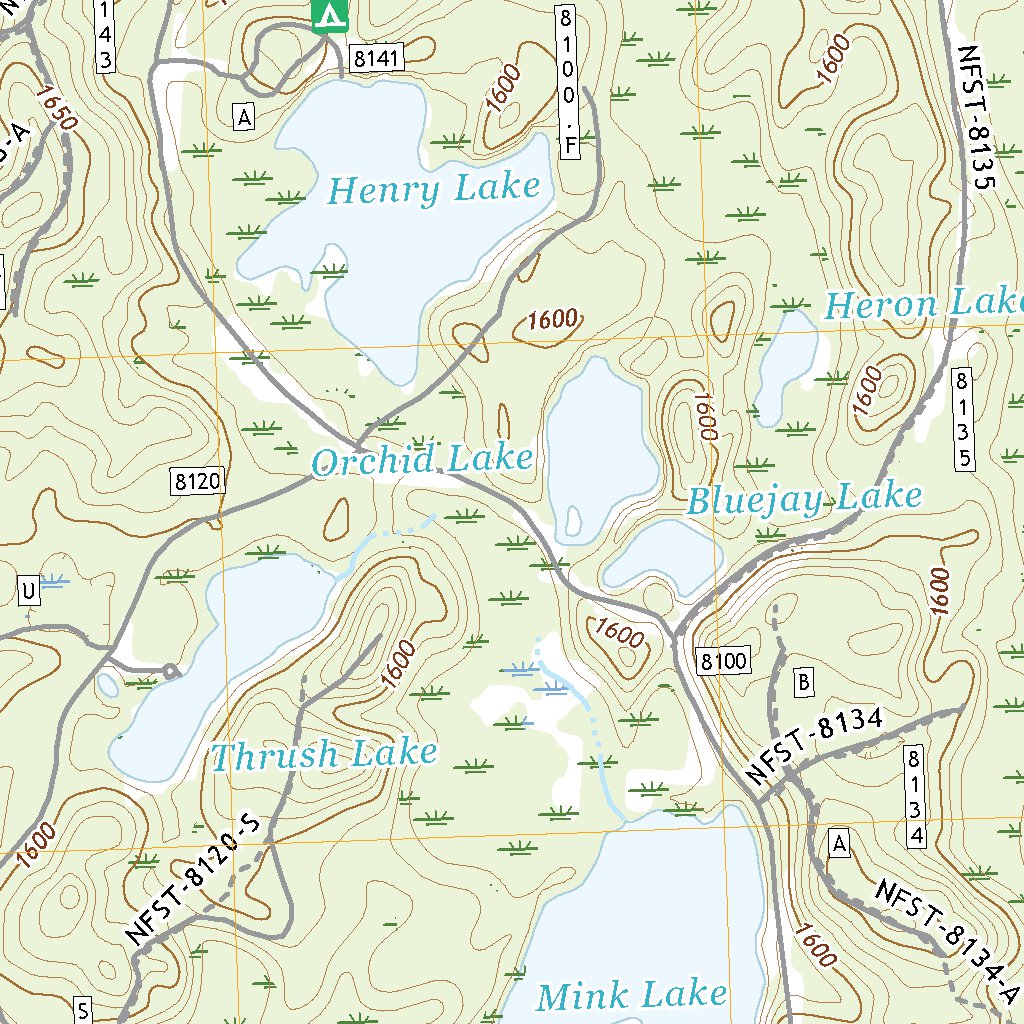 Harris Lake, WI (2018, 24000-Scale) Map by United States Geological ...