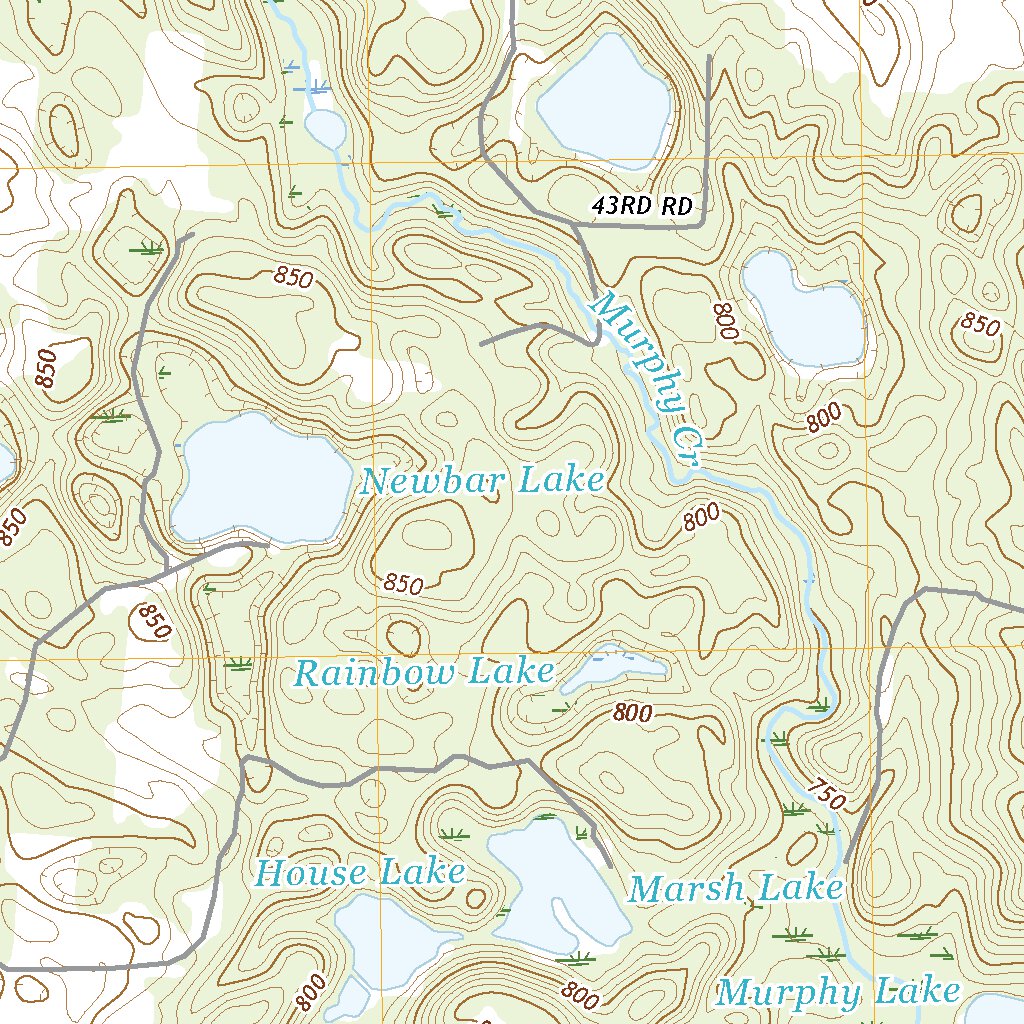 White Potato Lake, WI (2018, 24000-Scale) Map by United States ...