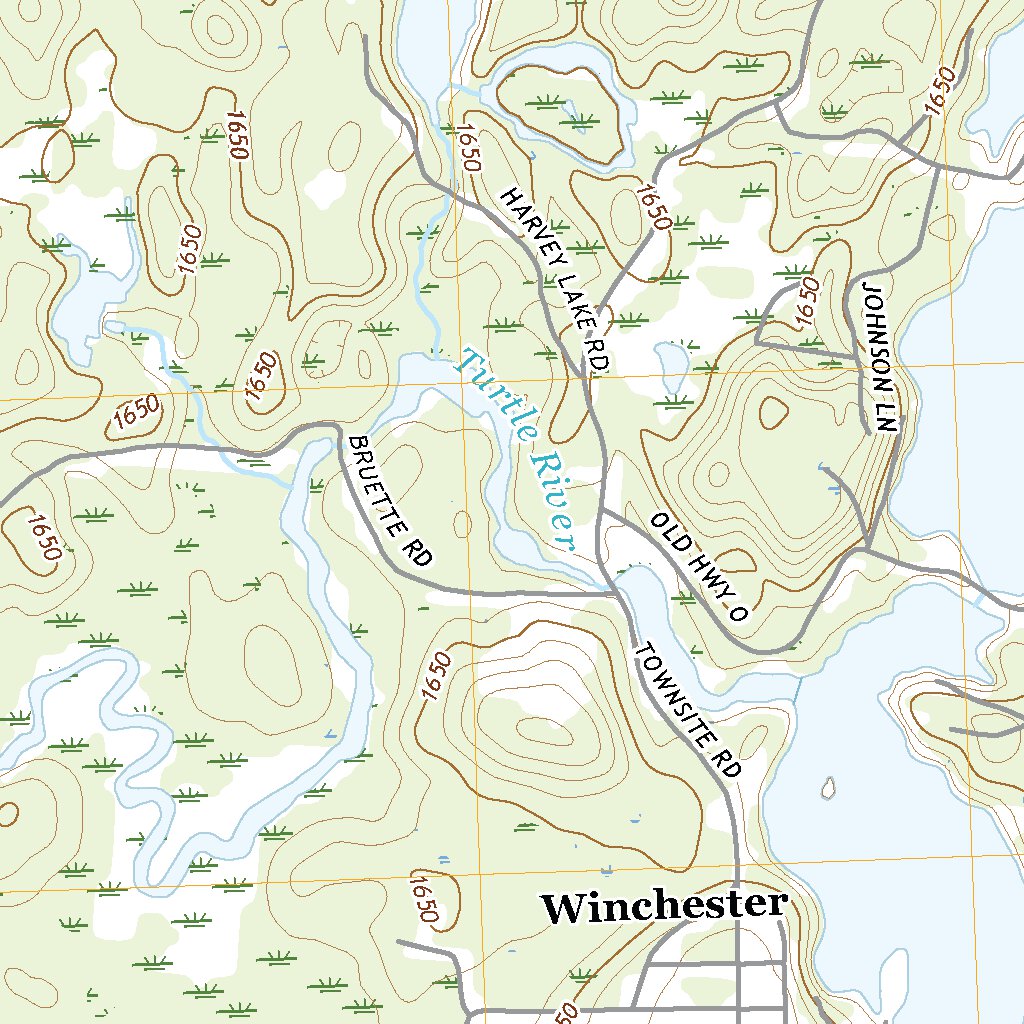 Winchester, WI (2018, 24000-Scale) Map by United States Geological ...