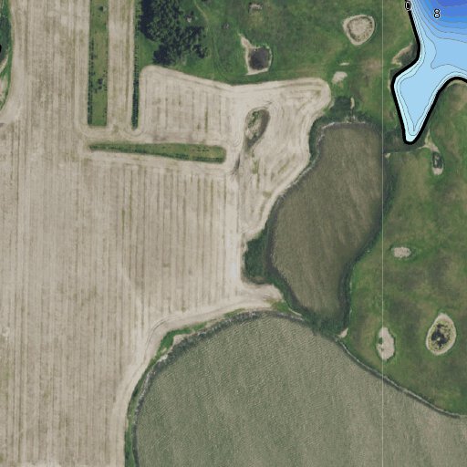 Big Mallard Marsh - Stutsman County Map by North Dakota Game and Fish ...