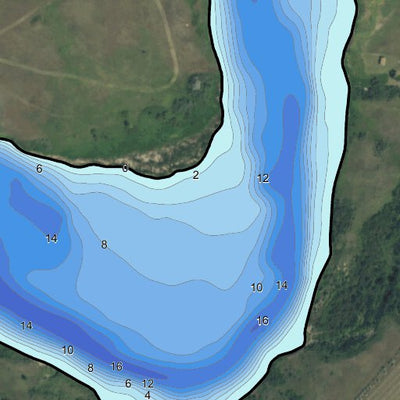 Epping-Springbrook Dam - Williams County Map by North Dakota Game and ...