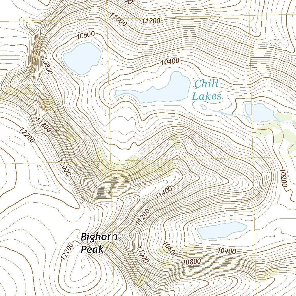 Lake Angeline, WY (2017, 24000-Scale) Map by United States Geological ...