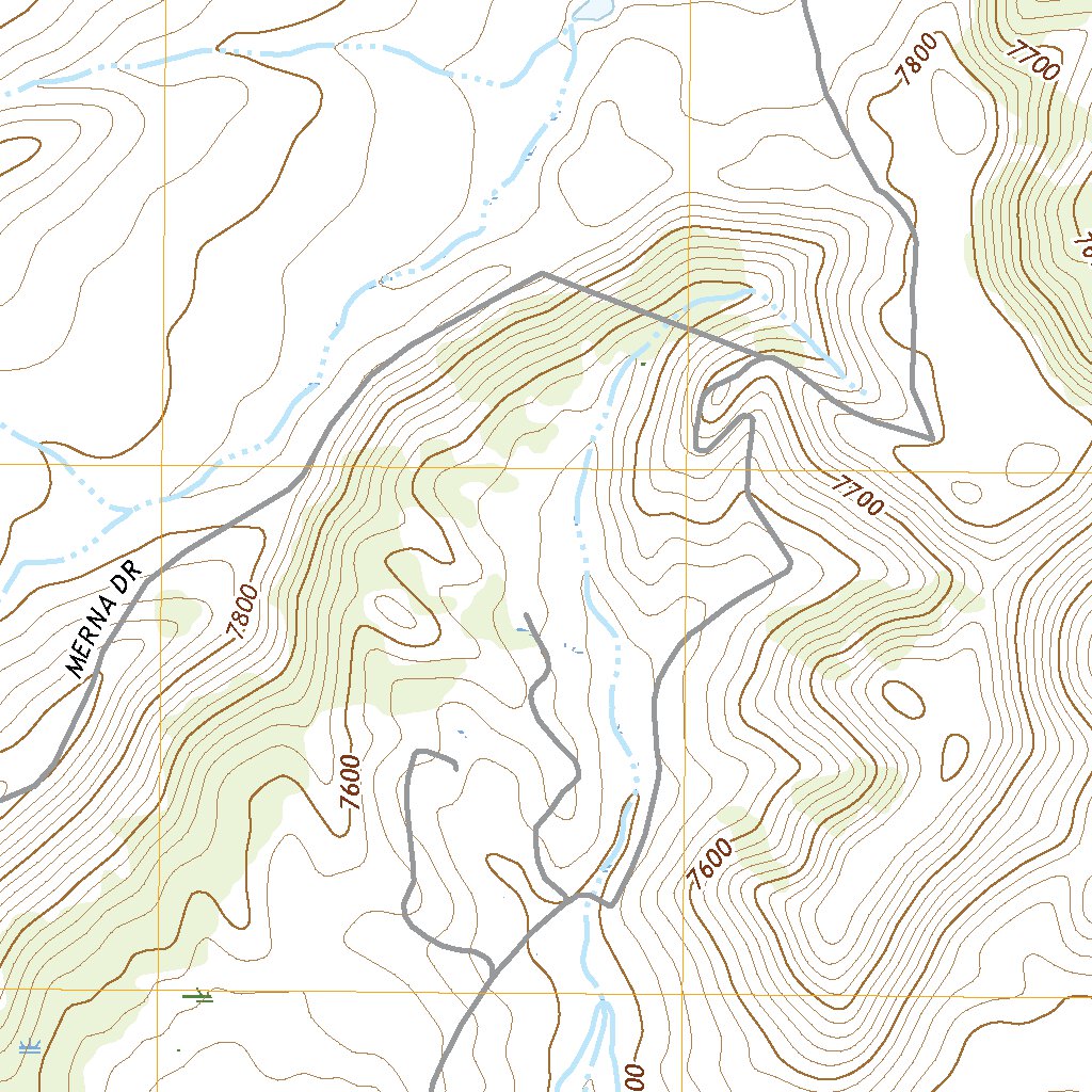 Merna, WY (2017, 24000-Scale) Map by United States Geological Survey ...