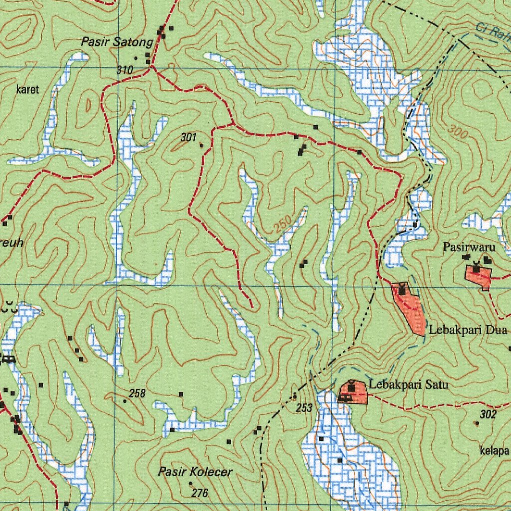 Malingping (1109-313) Map by Badan Informasi Geospasial | Avenza Maps
