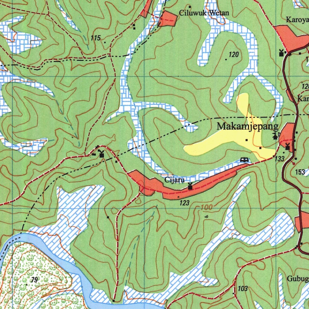 Sajira (1109-621) Map by Badan Informasi Geospasial | Avenza Maps