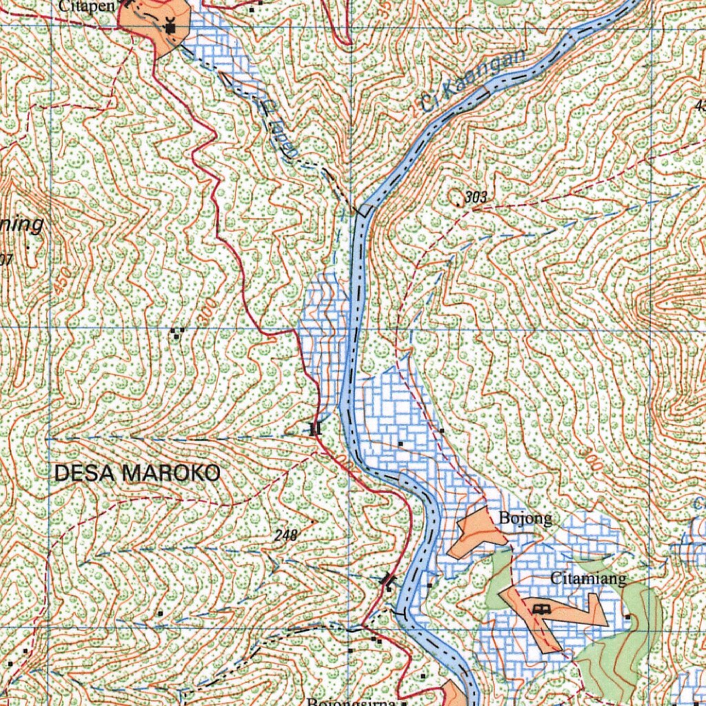 Parabon (1208-344) Map by Badan Informasi Geospasial | Avenza Maps