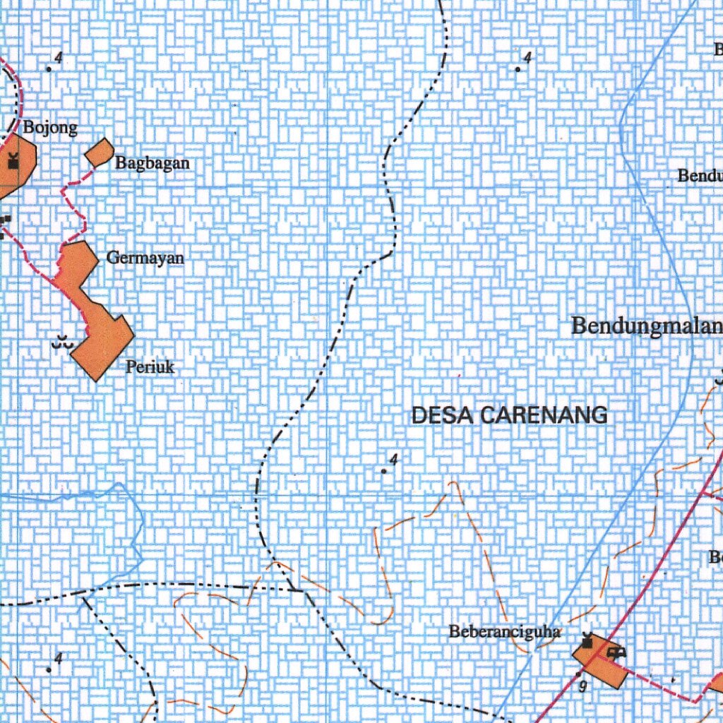 Pontang (1109-643) Map by Badan Informasi Geospasial | Avenza Maps