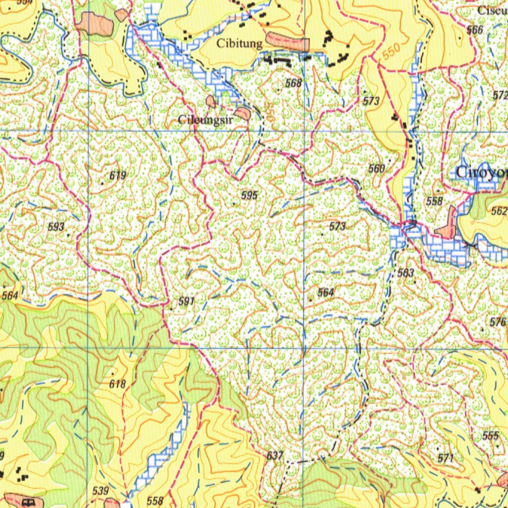 Jampang Tengah (1208-443) Map by Badan Informasi Geospasial | Avenza Maps