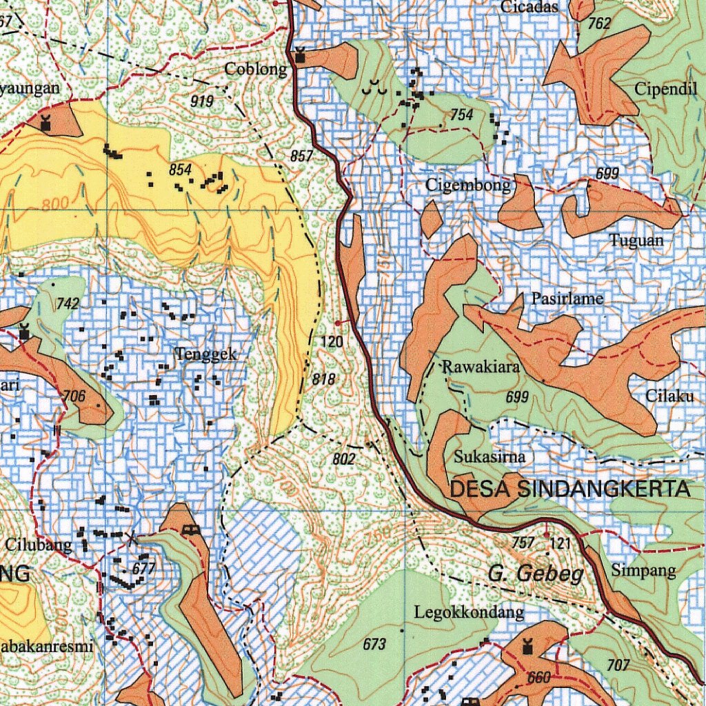 Sukasari (1208-531) Map by Badan Informasi Geospasial | Avenza Maps
