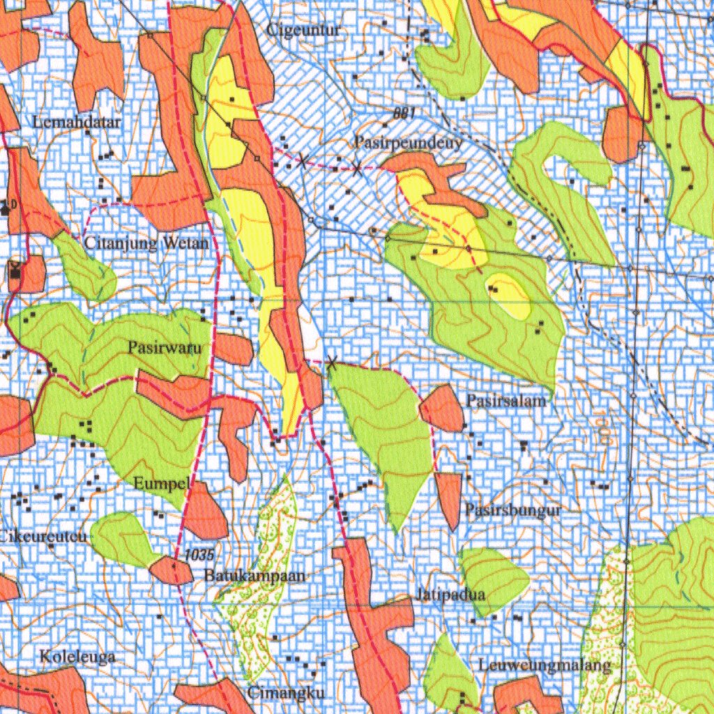 Soreang (1208-633) Map by Badan Informasi Geospasial | Avenza Maps