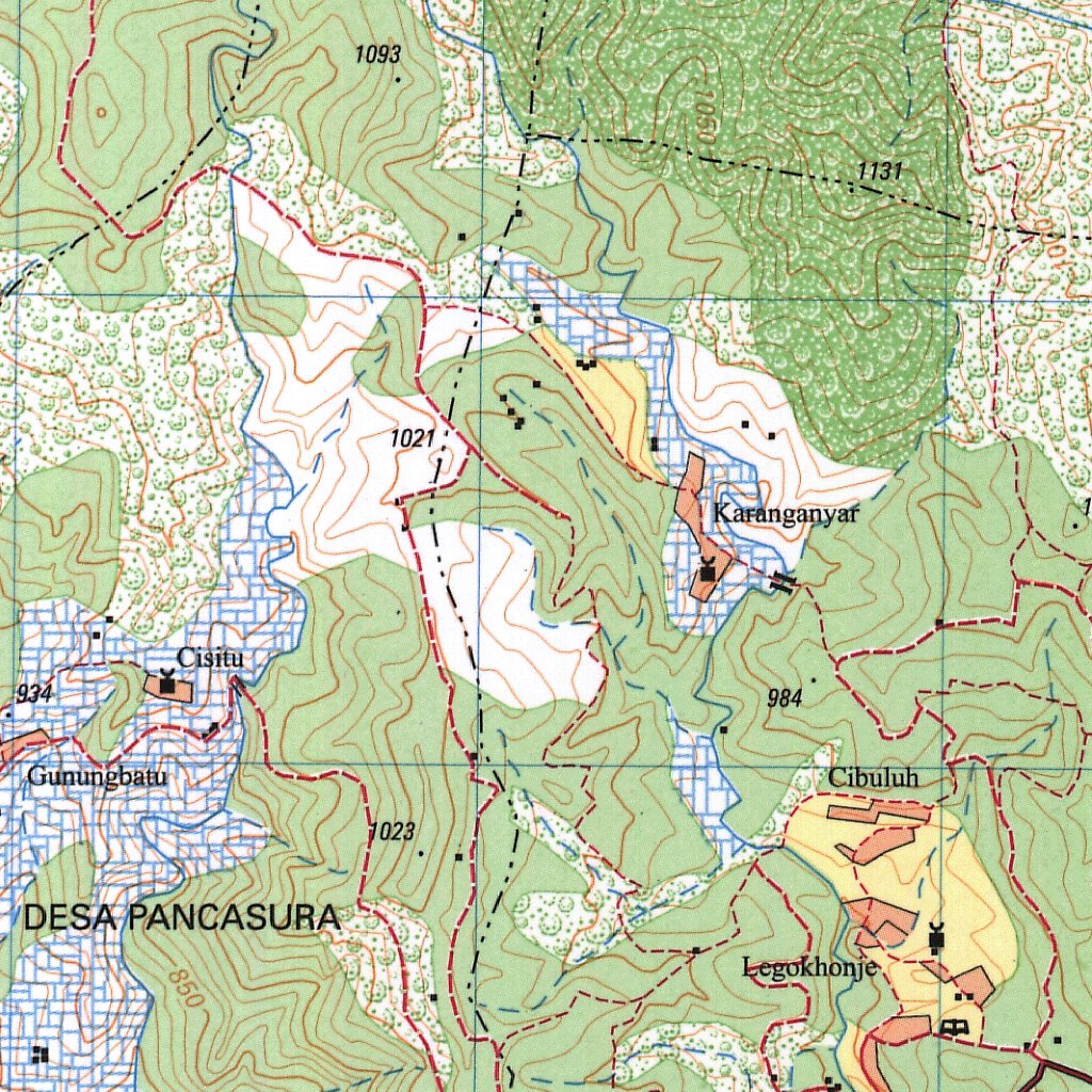 Taraju (1208-622) Map by Badan Informasi Geospasial | Avenza Maps
