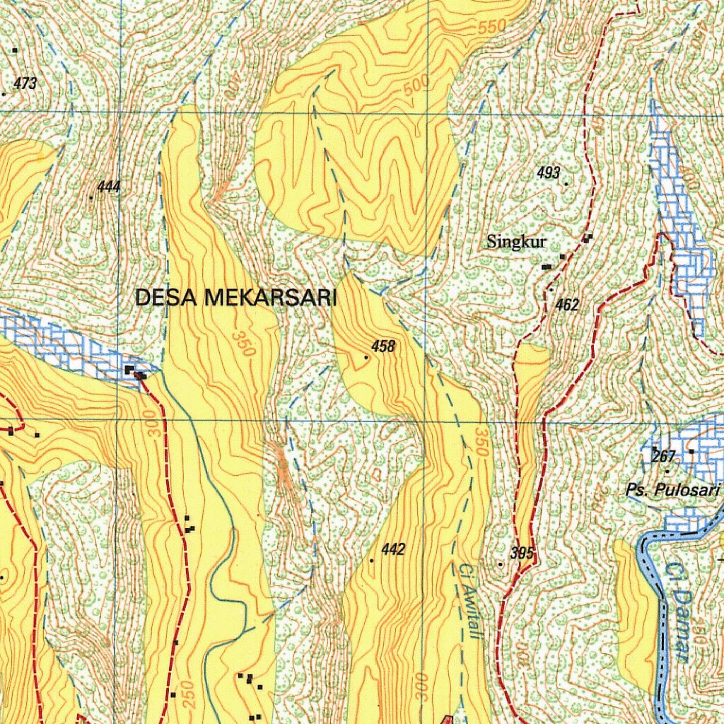 Kertajadi (1208-521) Map by Badan Informasi Geospasial | Avenza Maps