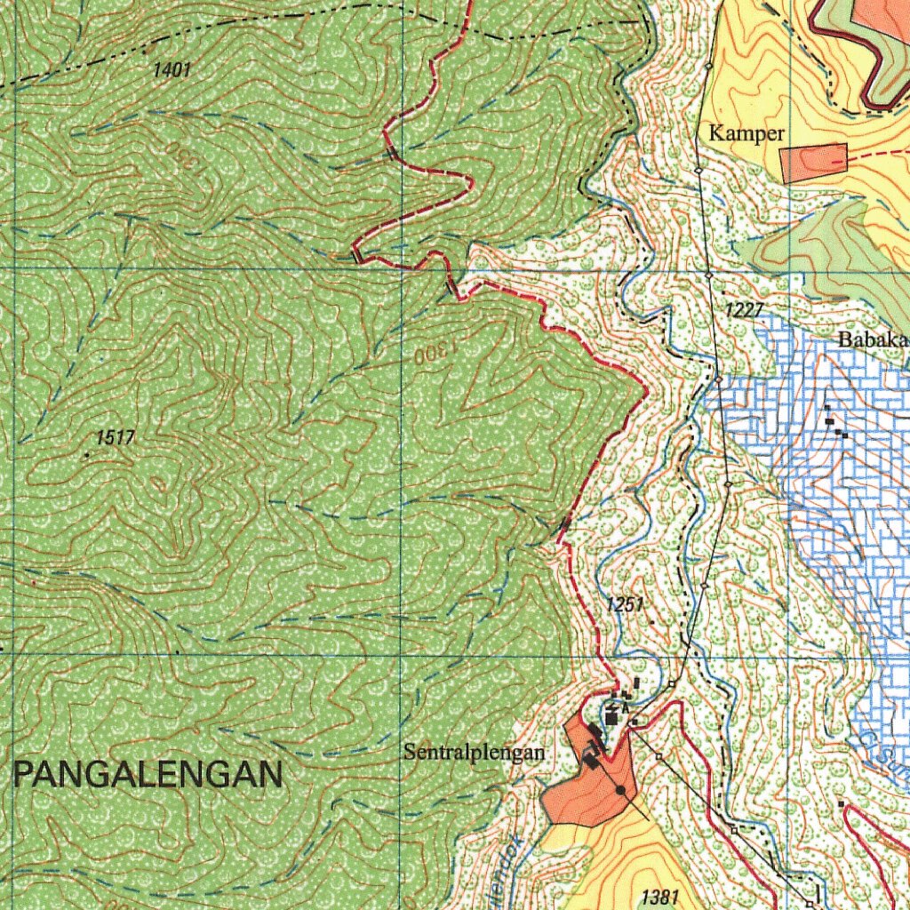 Pangalengan (1208-631) Map by Badan Informasi Geospasial | Avenza Maps