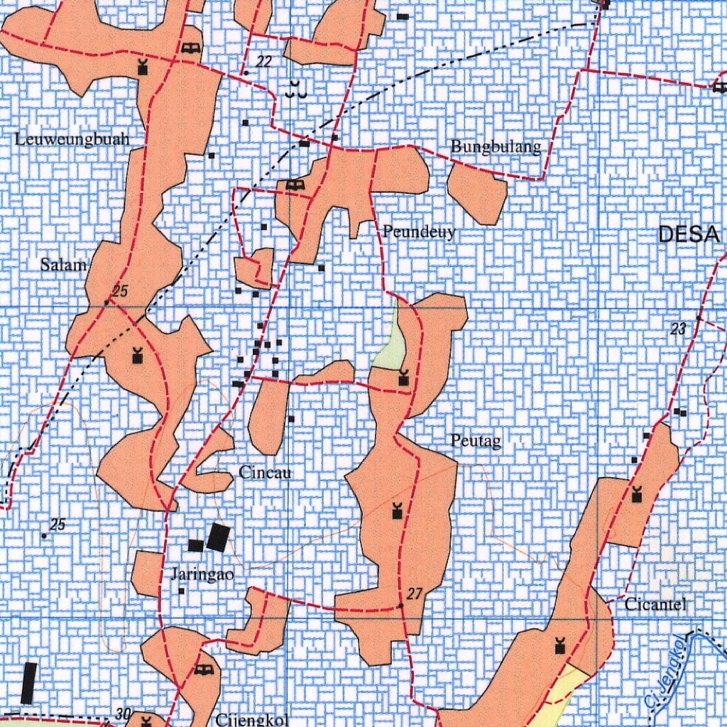 Pabuaran (1209-611) Map by Badan Informasi Geospasial | Avenza Maps