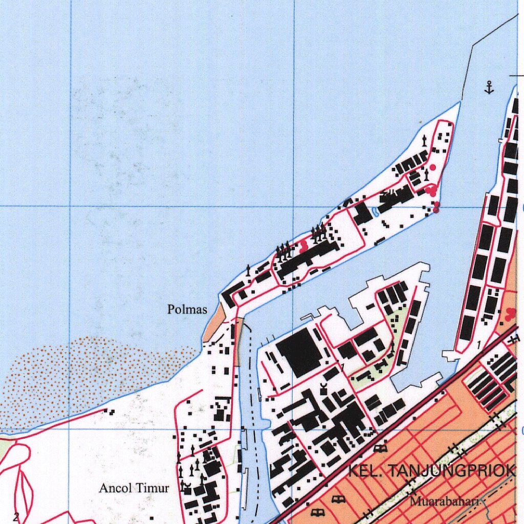 Ancol (1209-443) Map by Badan Informasi Geospasial | Avenza Maps