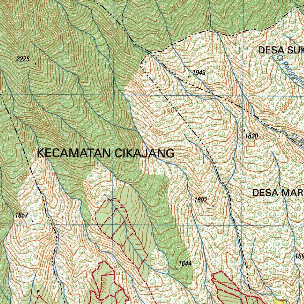 Negla (1208-614) Map by Badan Informasi Geospasial | Avenza Maps