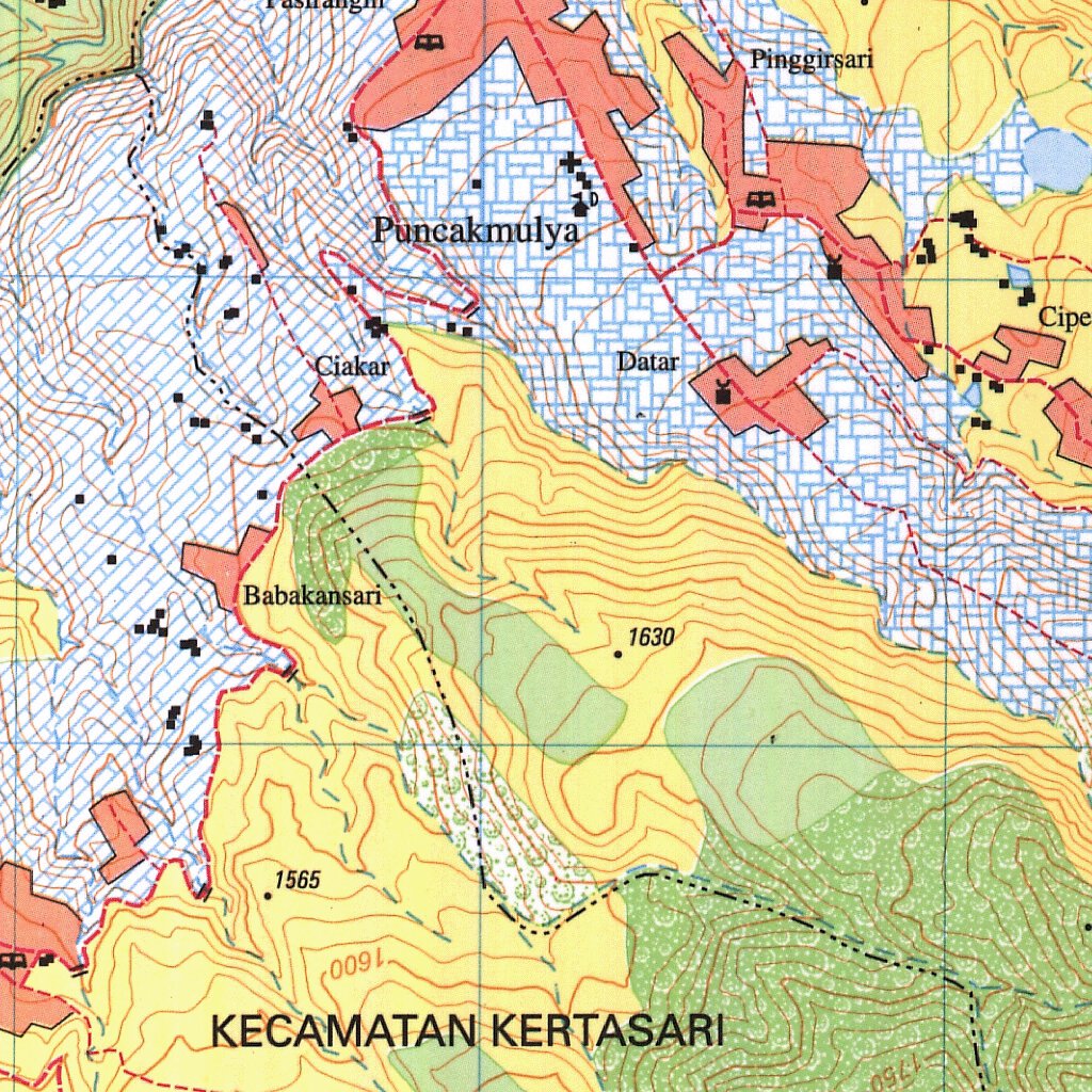 Lebaksari (1208-632) Map by Badan Informasi Geospasial | Avenza Maps